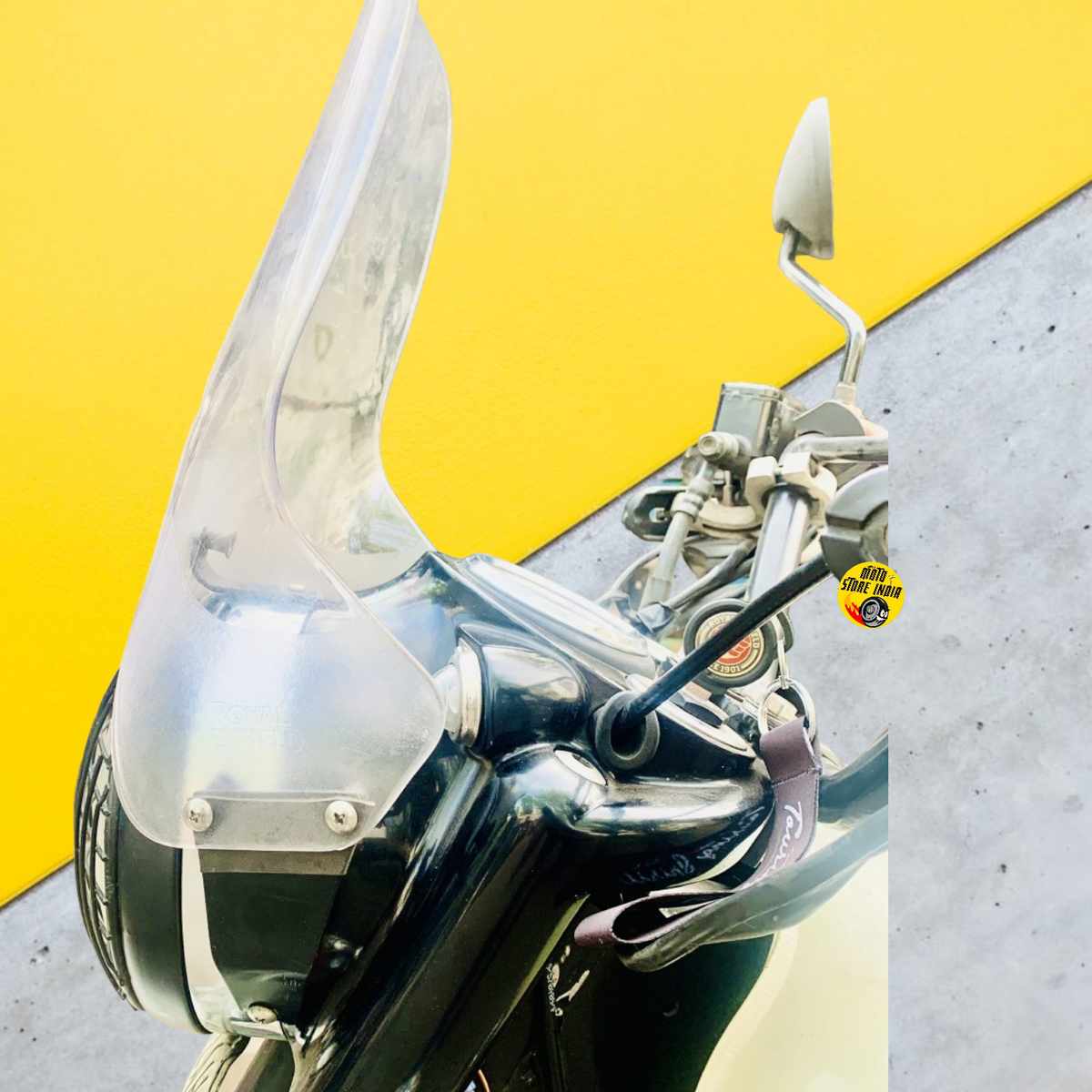 Royal Enfield Classic Windshield Setup – MOTO STORE INDIA